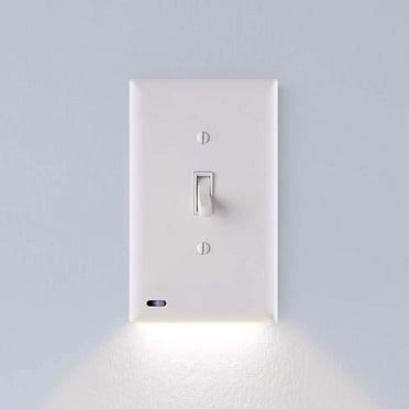 SOZULAMP Rocker Paddle Single Control Wall Light Switch With Night ...