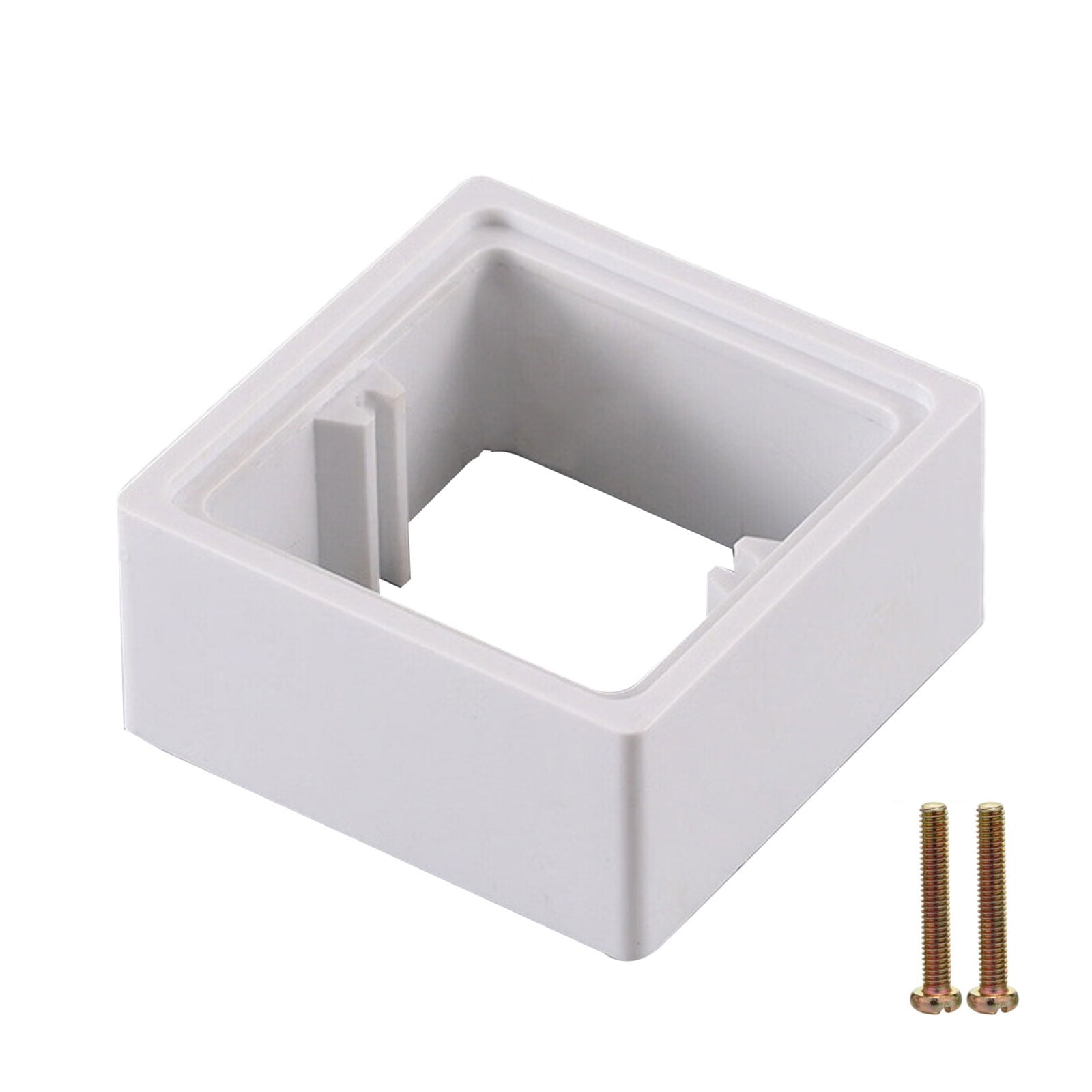 Single Socket Spacer Electrical Outlet Box Extender with Screws ...
