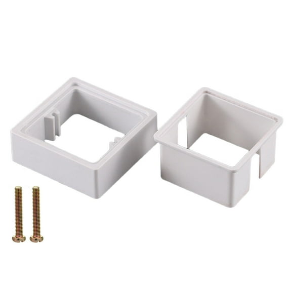Single Socket Spacer Electrical Outlet Box Extender with Screws ...