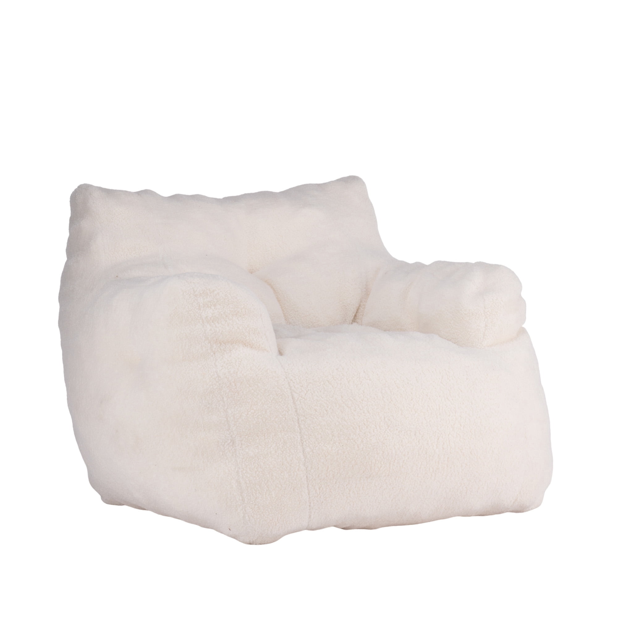 Single Sofa Couch Tufted Memory Foam Bean Bag Chairs for Bedroom or ...