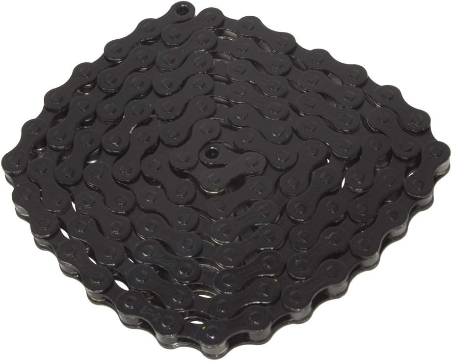 Single Speed 1/2 X 1/8 X 112 Link Bicycle Chain Black - Walmart.com