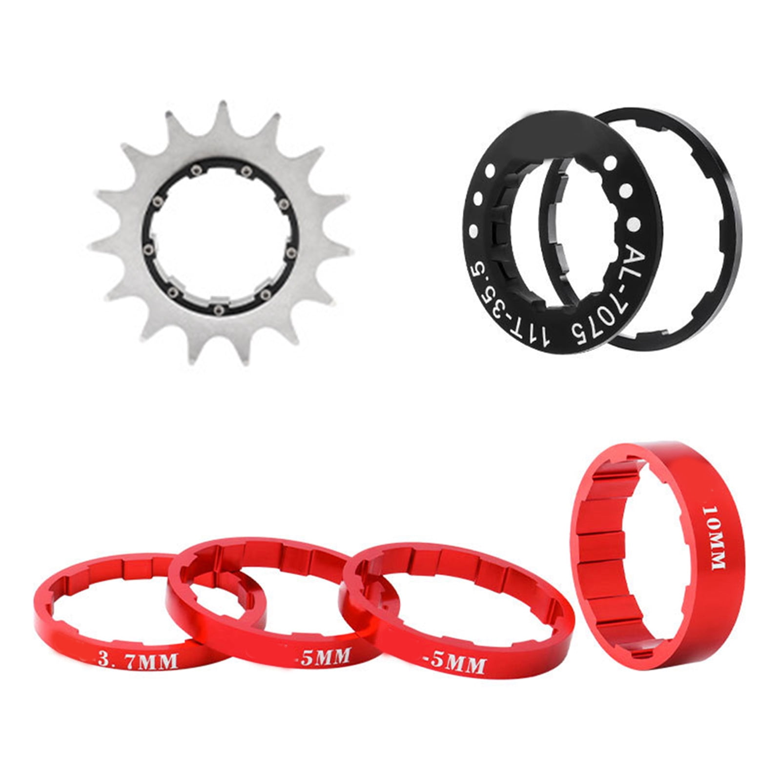 Single Speed Stainless Steels Cogs Bike Freewheels High Strength Steel ...
