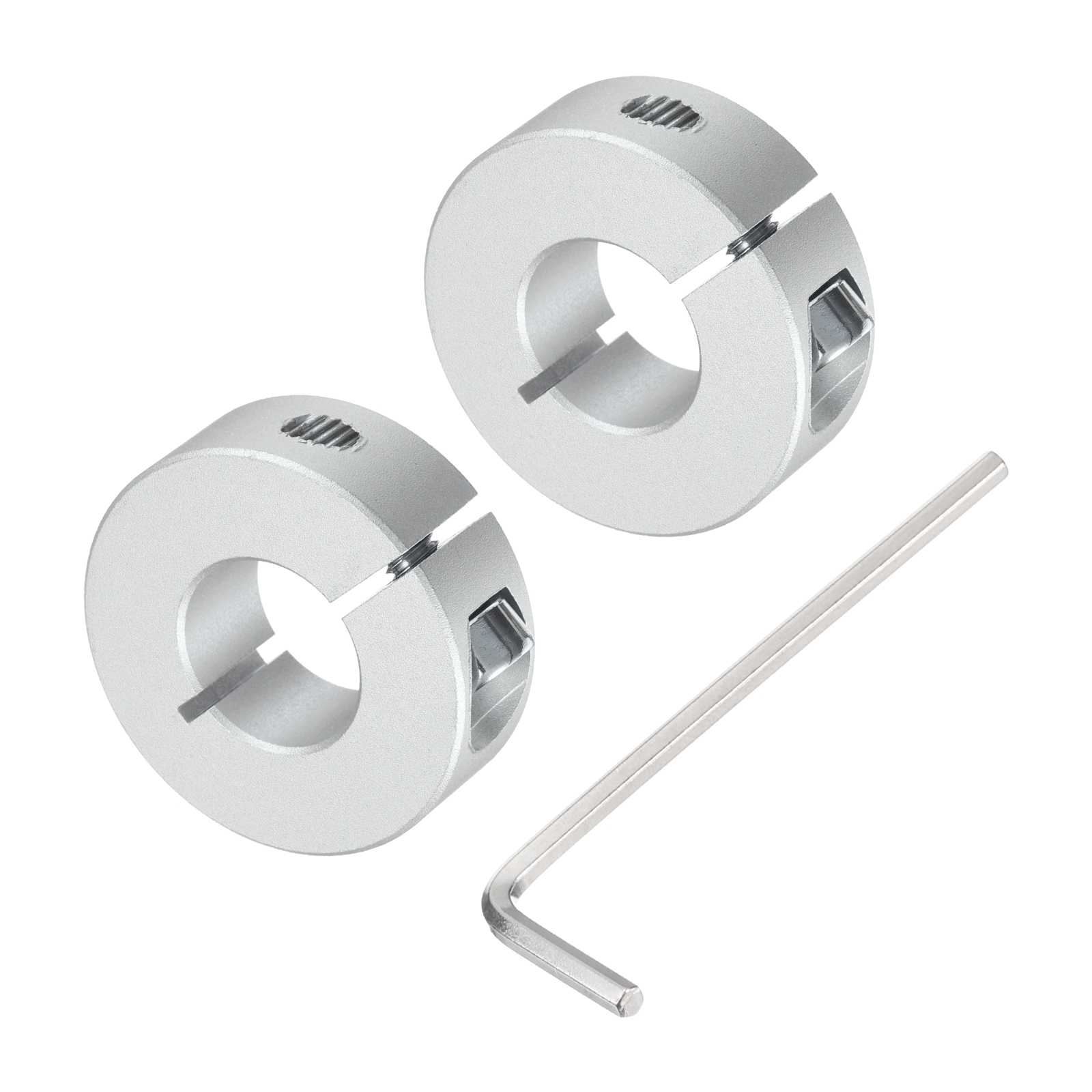 Single Split Shaft Collar Set for 16mm Shaft, One-Piece 2pcs Clamping ...