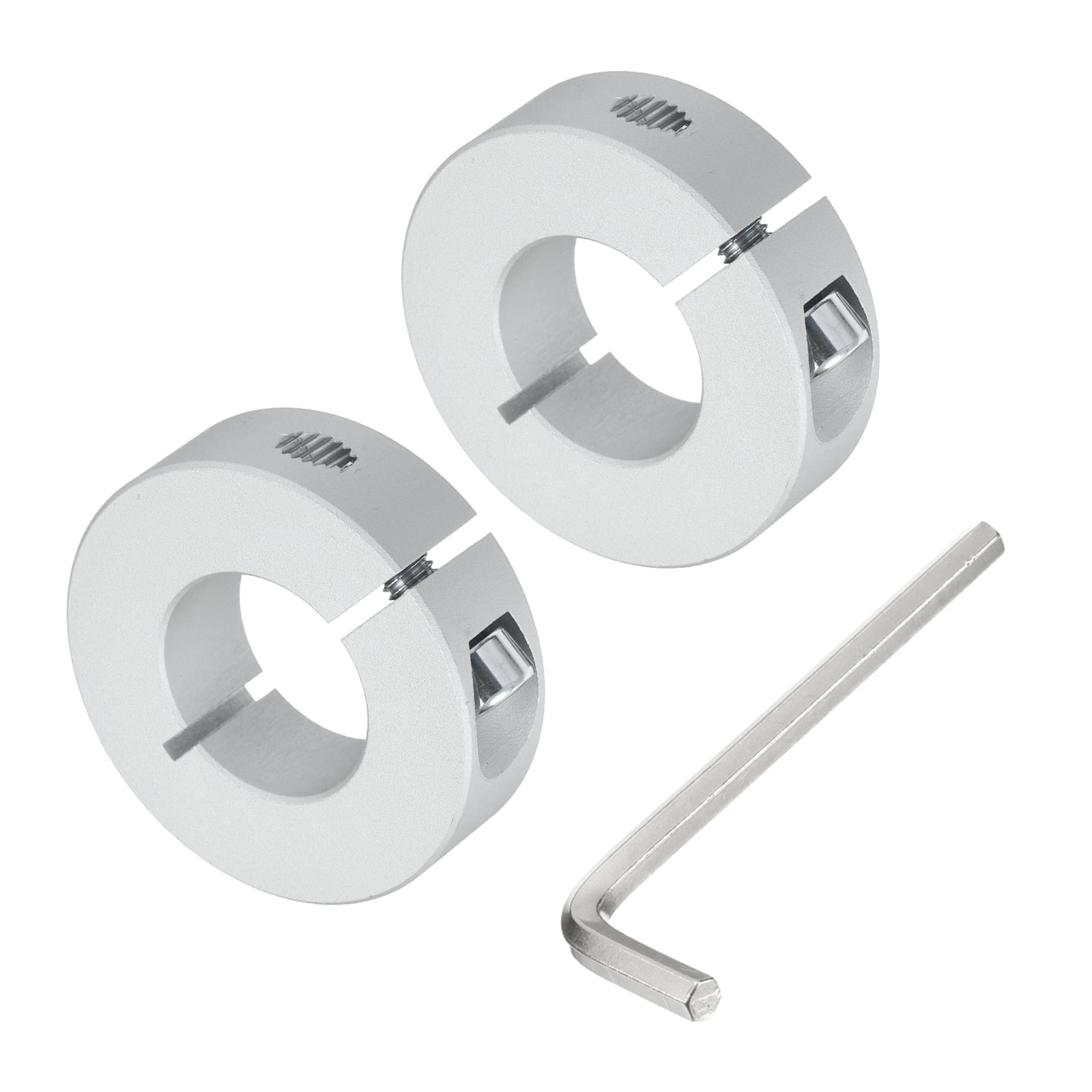 Single Split Shaft Collar Set for 20mm Shaft, One-Piece 2pcs Clamping ...