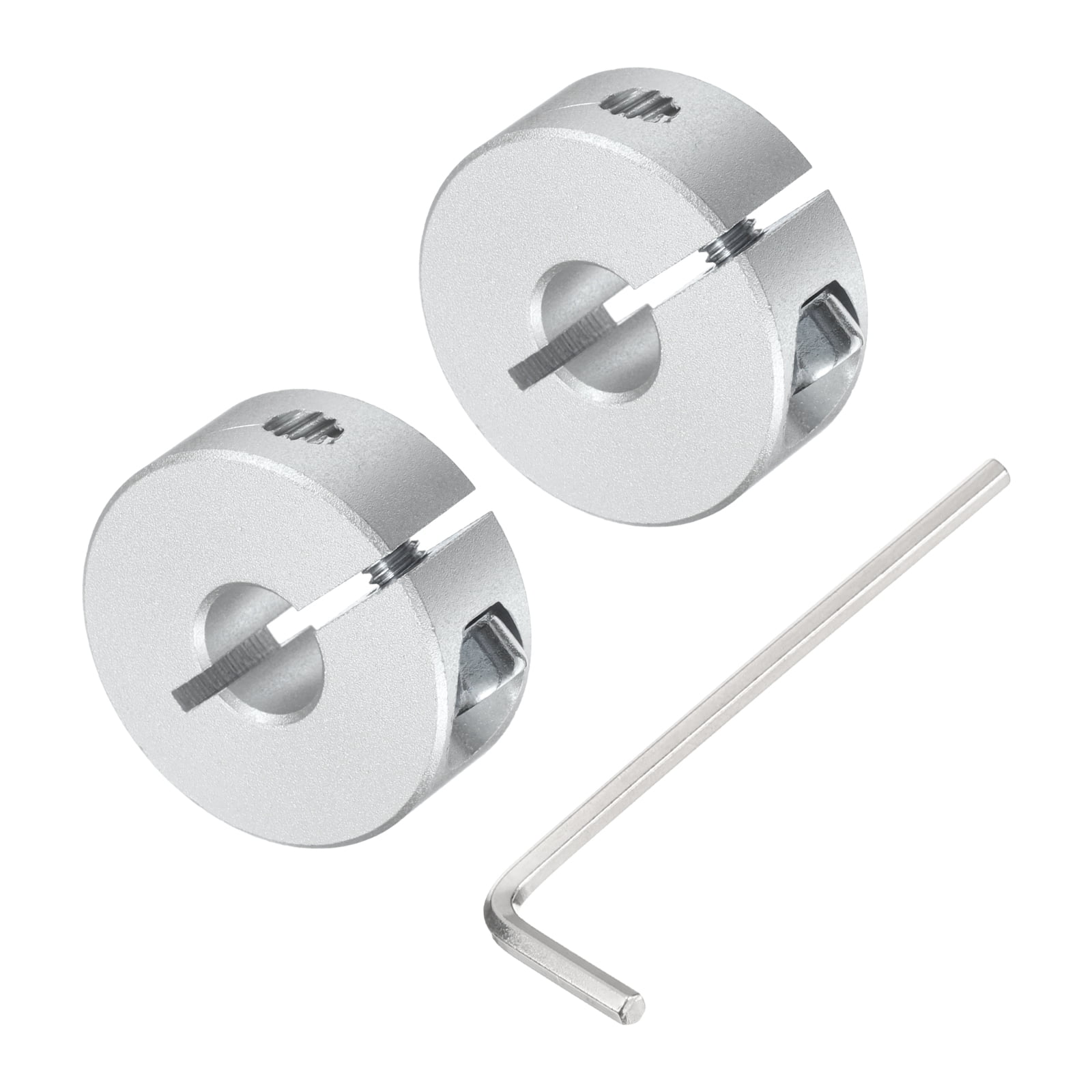 Single Split Shaft Collar Set for 8mm Shaft, One-Piece 2pcs Clamping ...