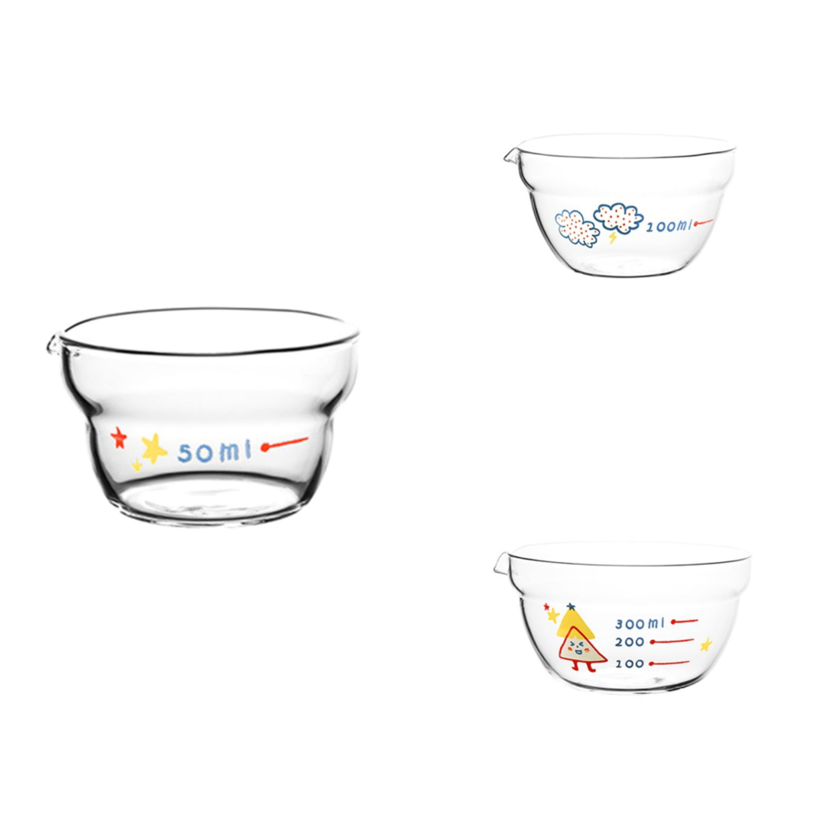Single Spout Glass measuring cup, Measuring cups for Milk Coffee ...