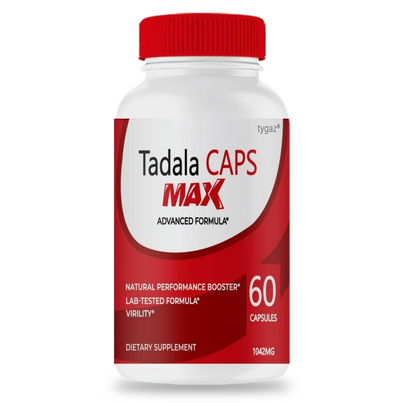 (Single) TadalaCaps Max - Tadala Caps Max Pill Supplement - Walmart.com