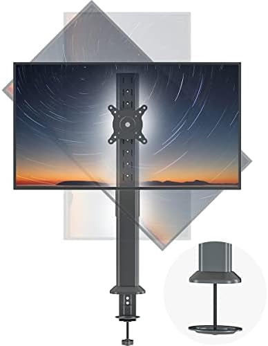 Single Tall Desk Monitor Arm Mount Stand Fit for 27 inch to 42 inch ...