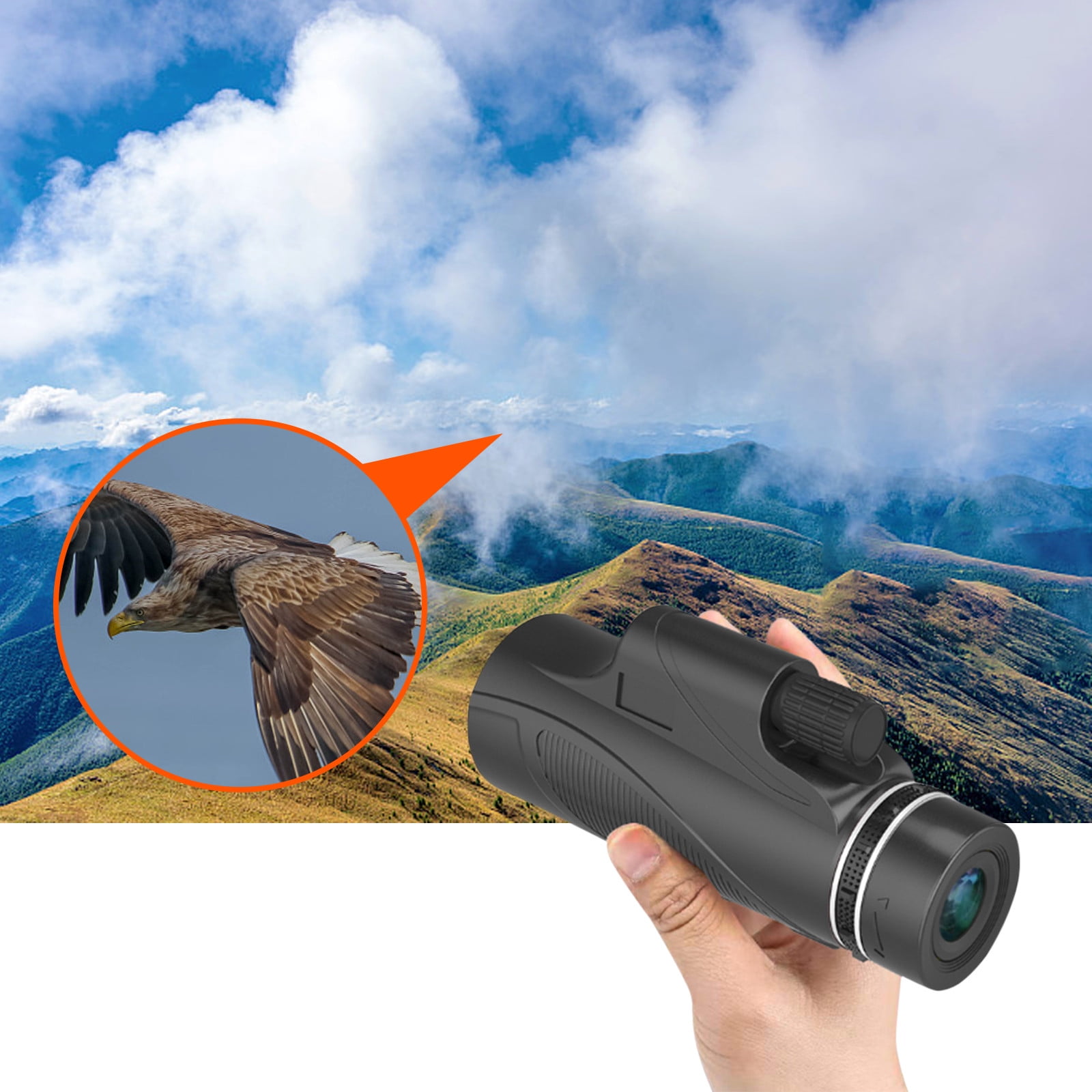 Single Telescope 10x50 High Power High-definition Bird Watching Outdoor ...