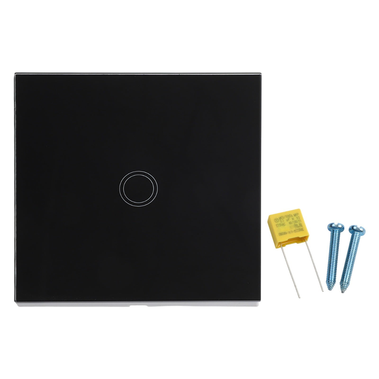 Single Touch Light Switch 1-Gang 1-Way LED Lamp Control 110-240V AC ...