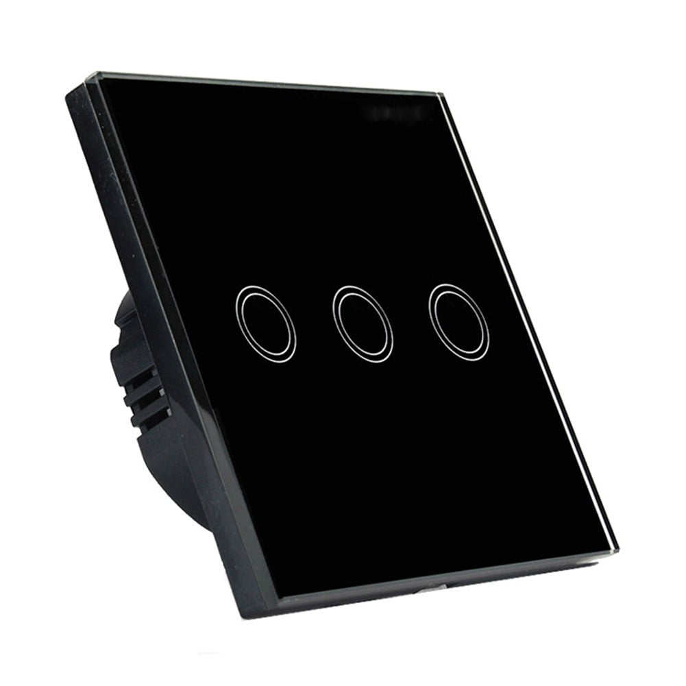 Single Touch Switch For Led Lamp/Incandescent Bulb 3Gang 1Way Touch ...