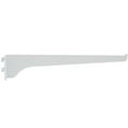 Single Track Shelf Bracket, 12 Inches, White by Stone Harbor Hardware ...