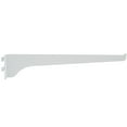 Single Track Shelf Bracket, 12 Inches, White by Stone Harbor Hardware ...