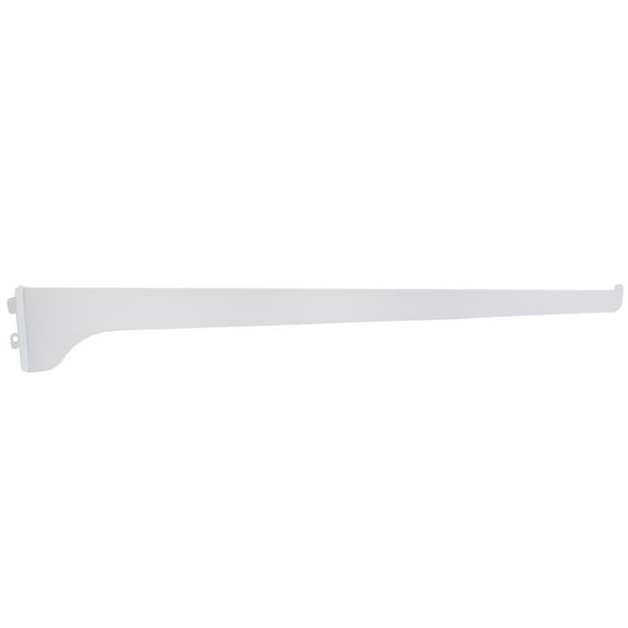 Single Track Shelf Bracket, 16 Inches, White by Stone Harbor Hardware ...