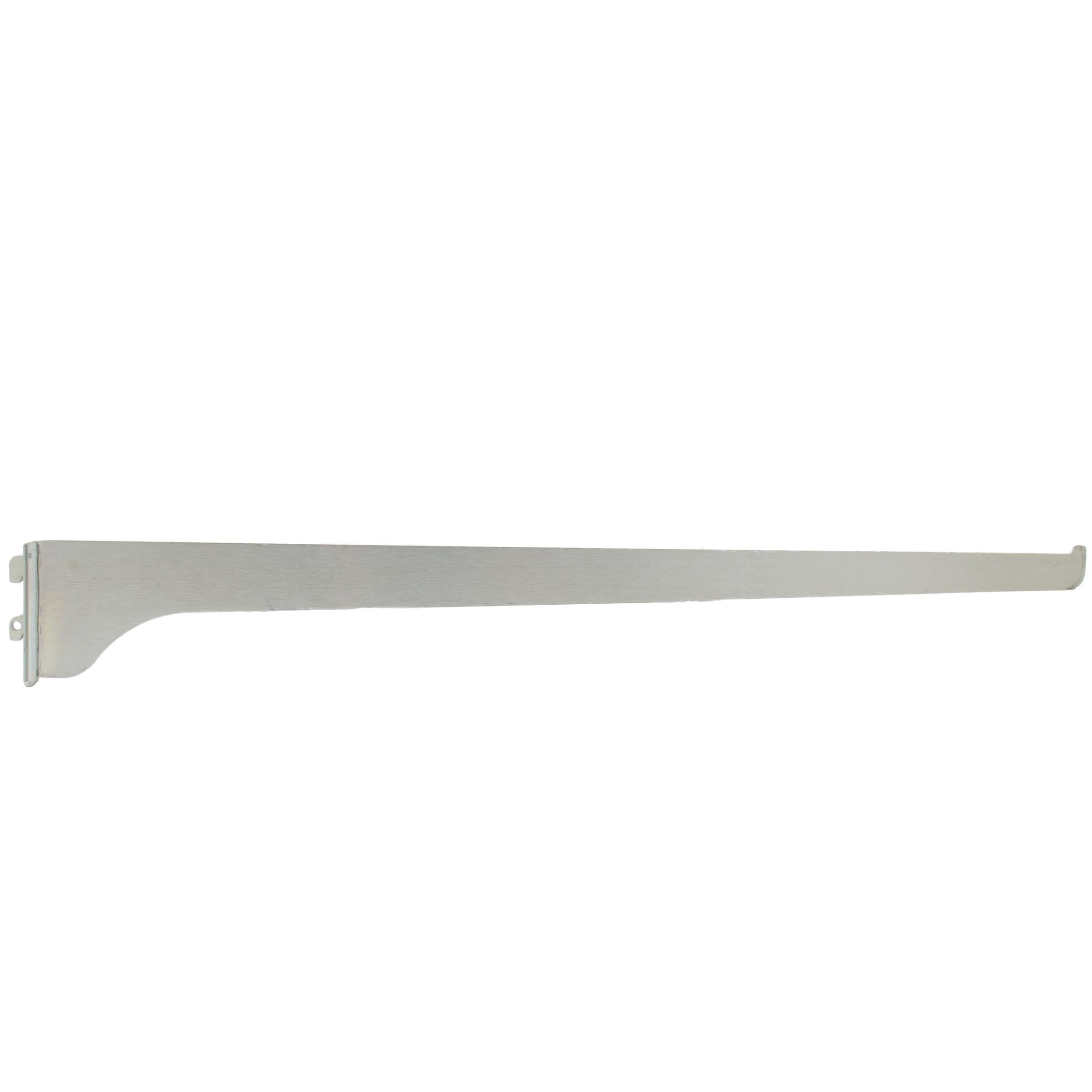 Single Track Shelf Bracket, 18 Inches, Satin Anochrome by Stone Harbor ...