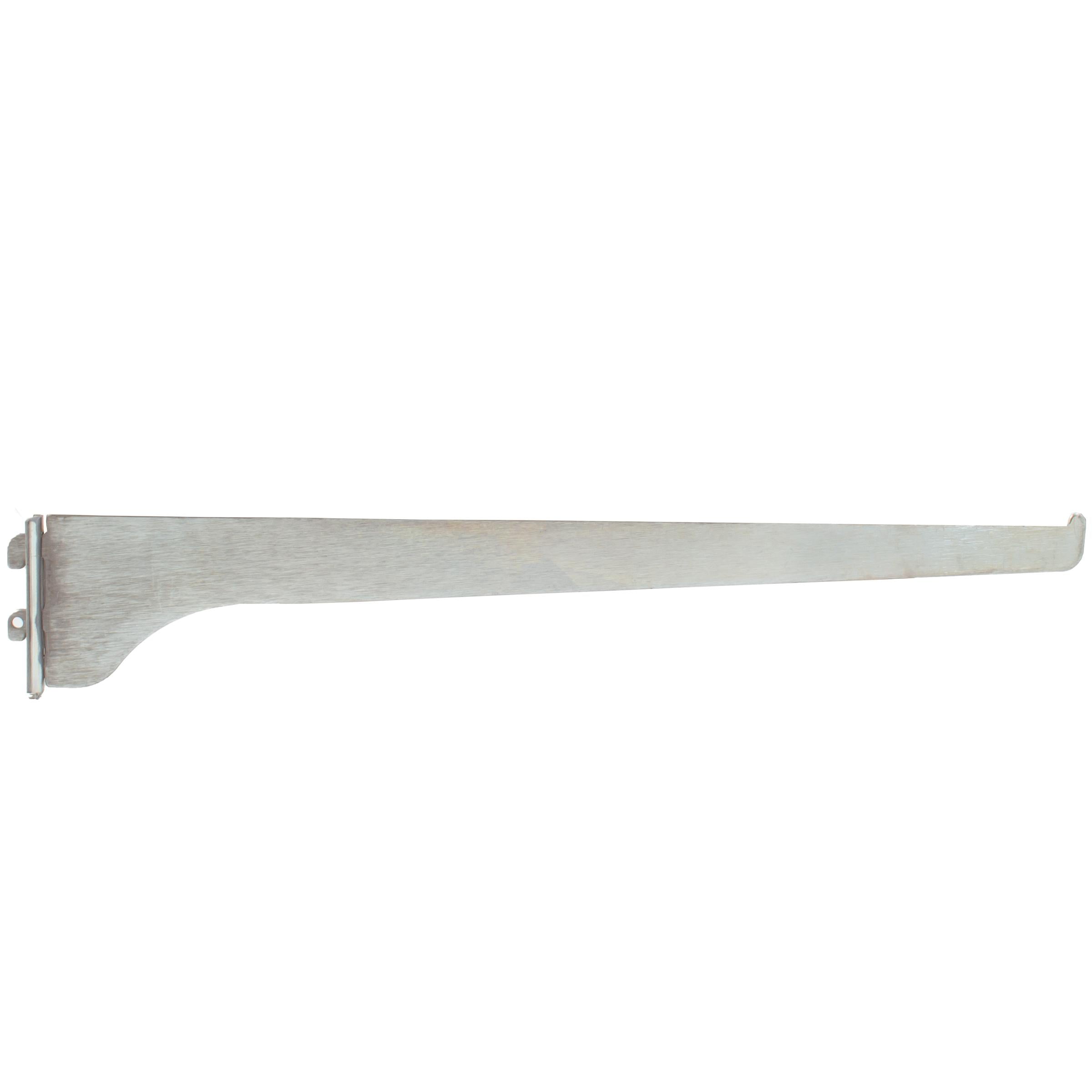 Single Track Shelf Bracket, 20 Inches, Satin Anochrome by Stone Harbor ...