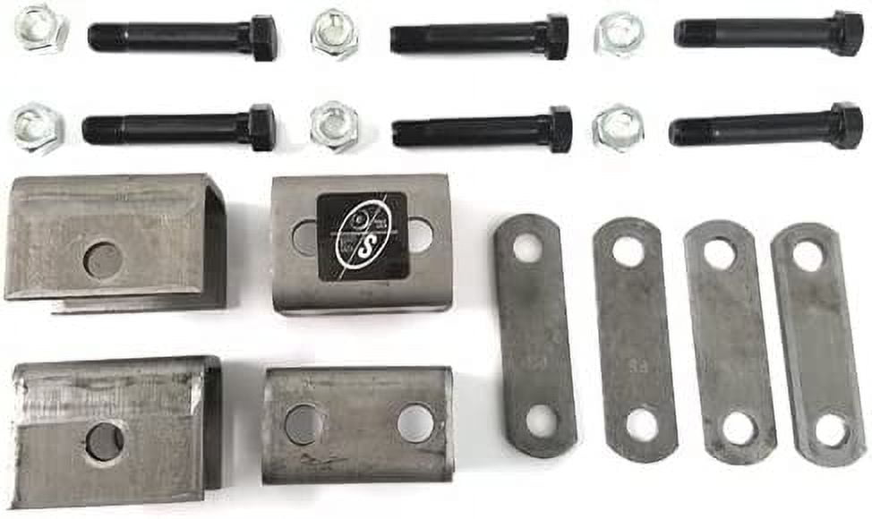 Single Trailer Axle Hanger Kit for Double Eye Spring Made in The U.S.A ...
