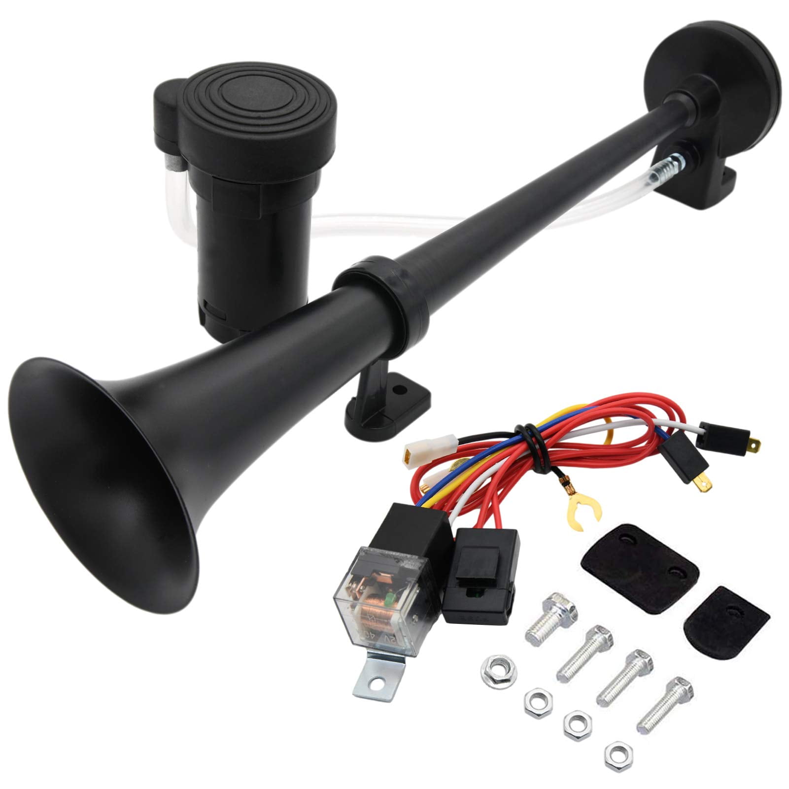 Single Trumpet Truck Air Horn with Compressor,18 Inches 12V 150db Air ...