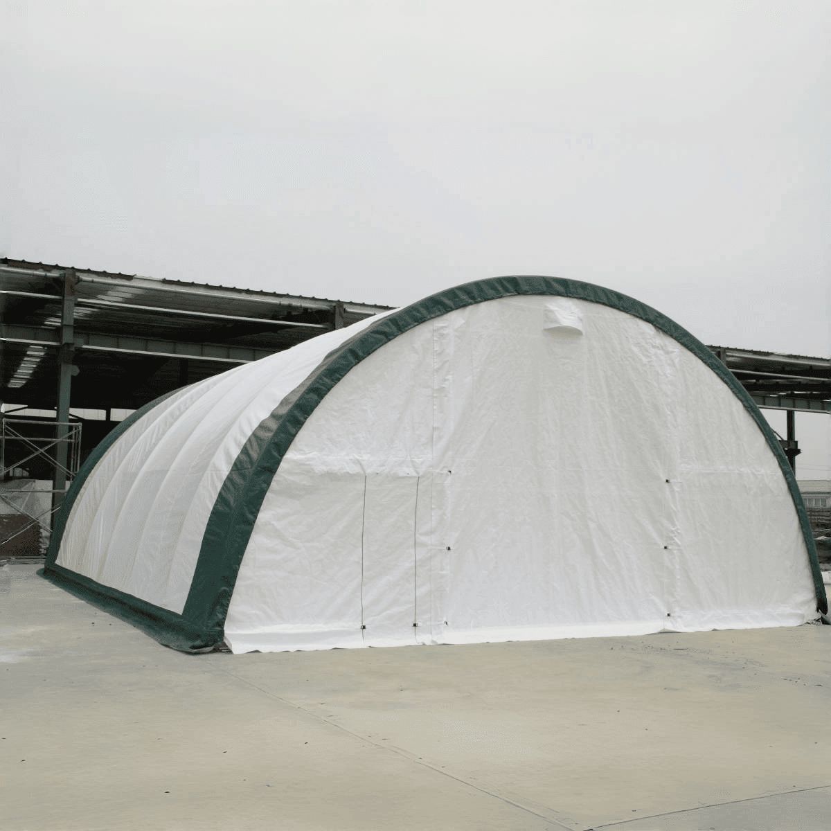 Single Truss Arch Storage Shelter W30'xL65'xH15' - Walmart.com