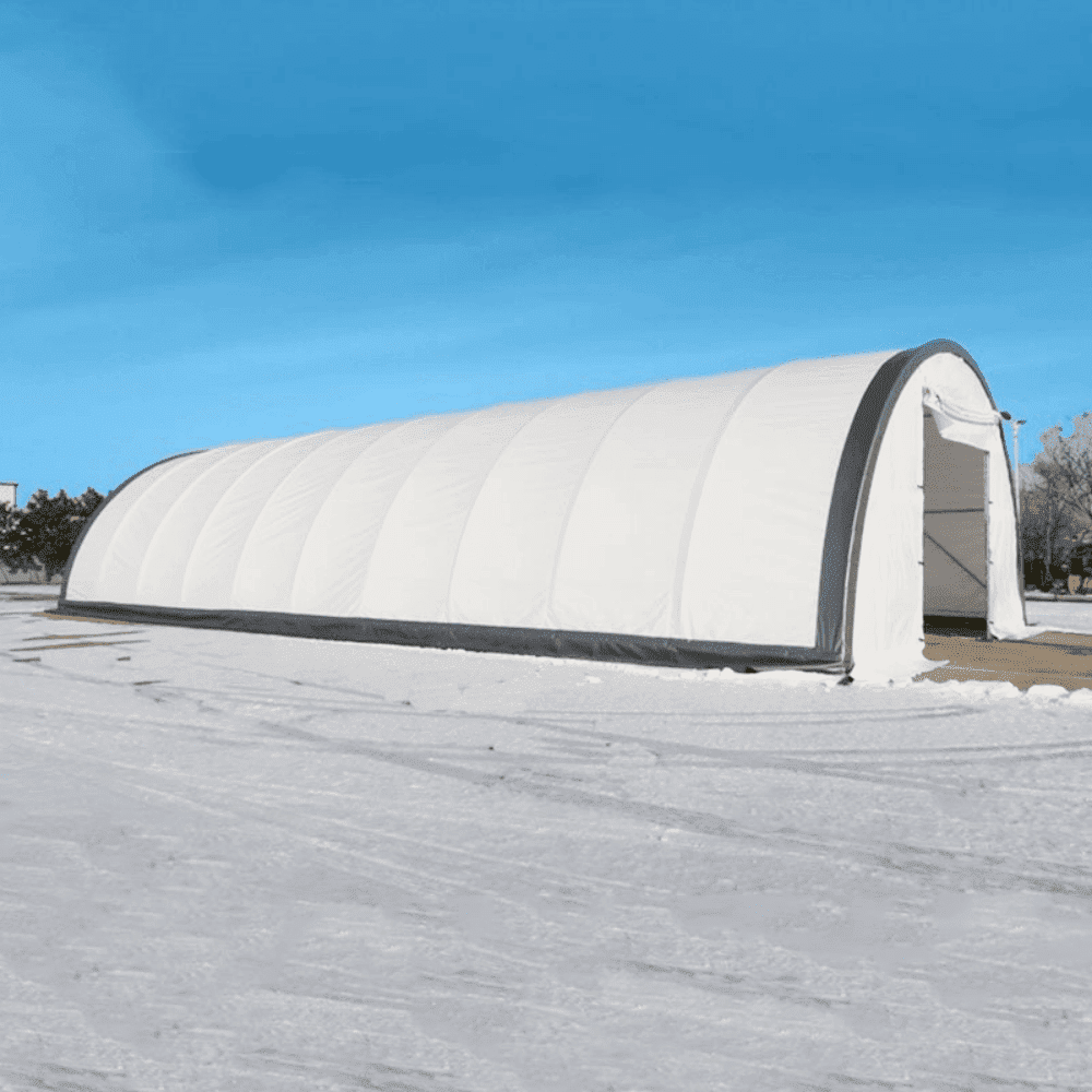 Single Truss Arch Storage Shelter W40'xL80'xH20' - Walmart.com