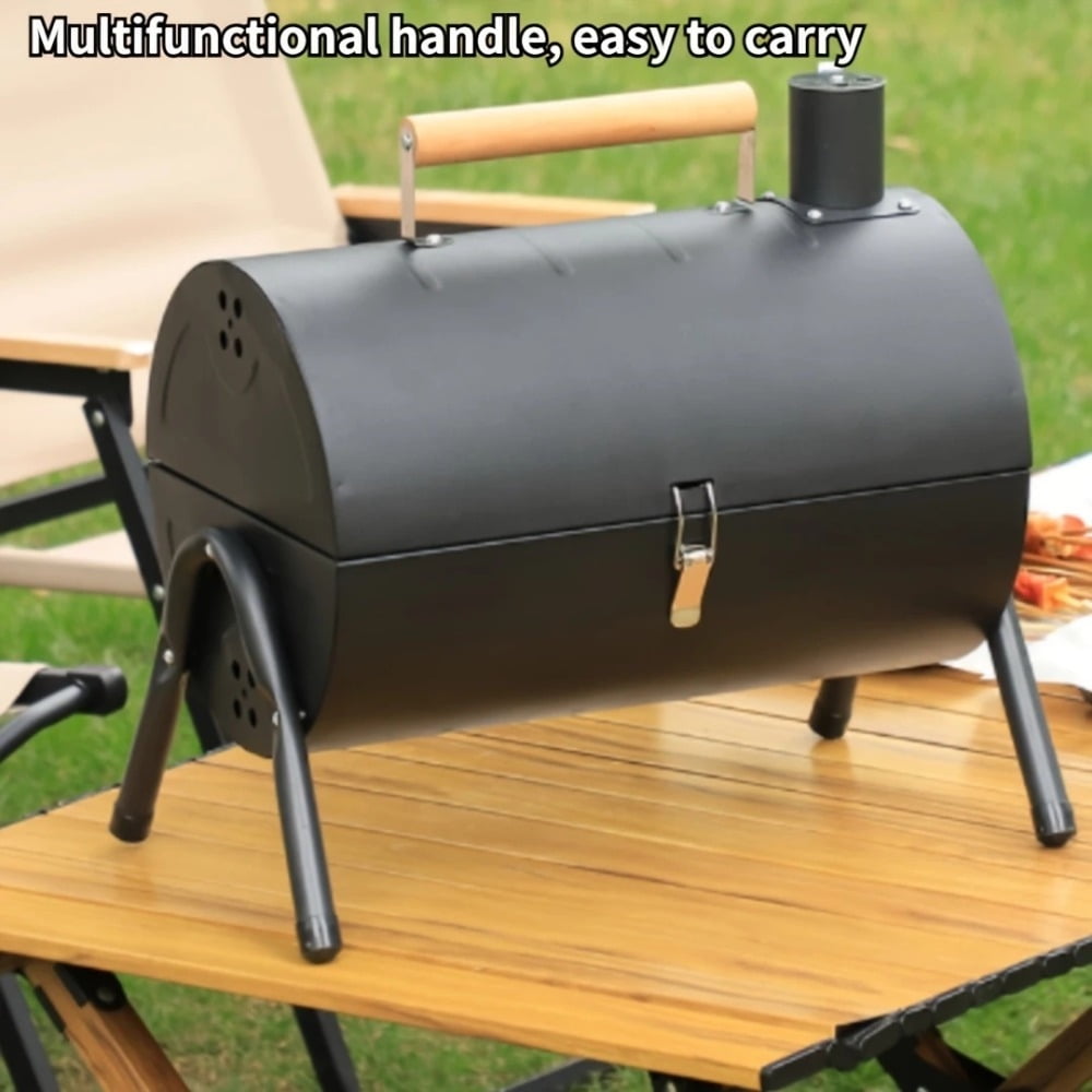 A Single Unit Portable Barbecue Grill for Home Use, Featuring a Double ...