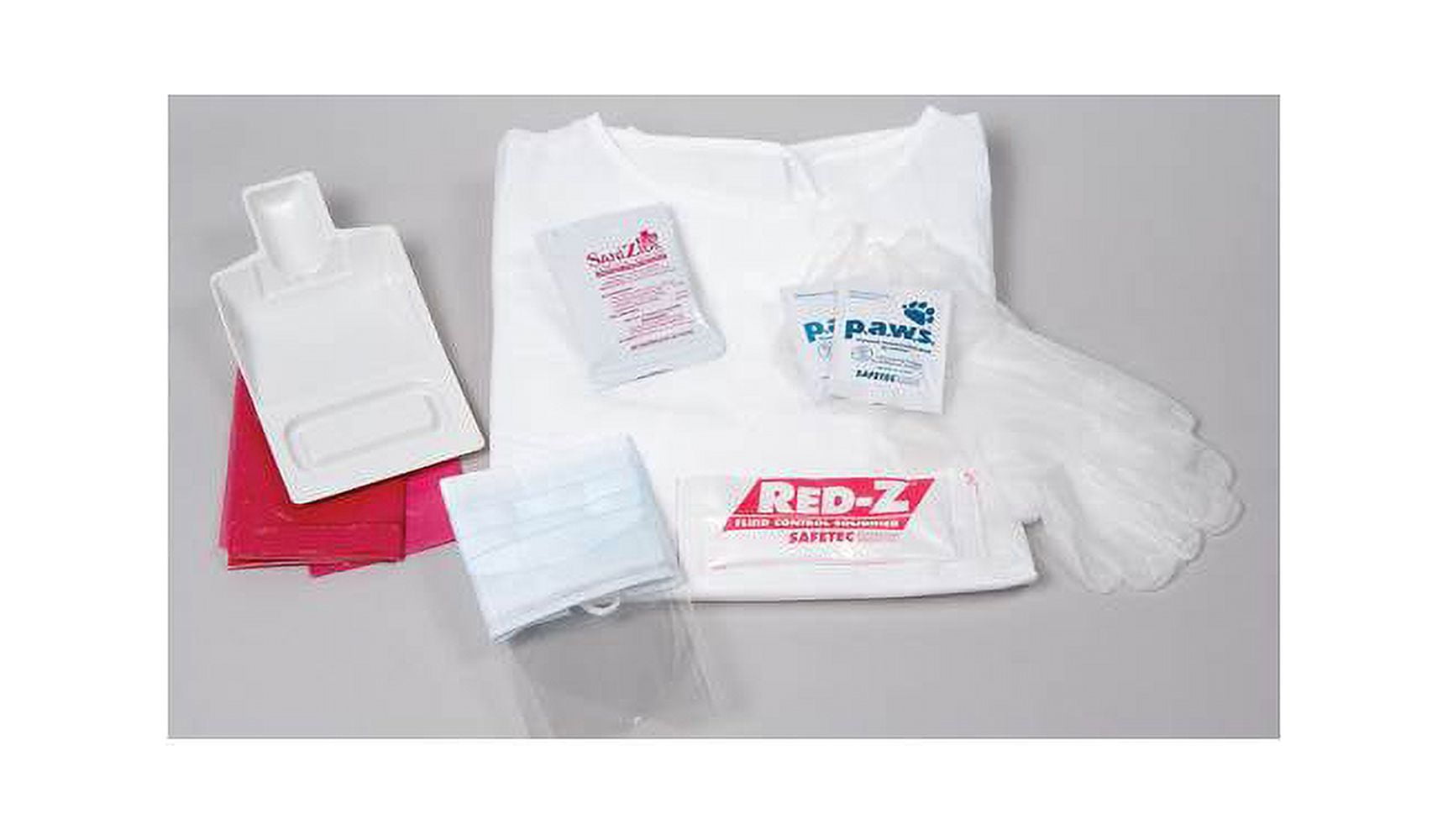 Single Use Bio Hazard Kit in White - Walmart.com