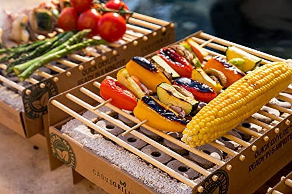 Single Use Biodegradable Mini Grill: Portable & Disposable Grill, Great ...