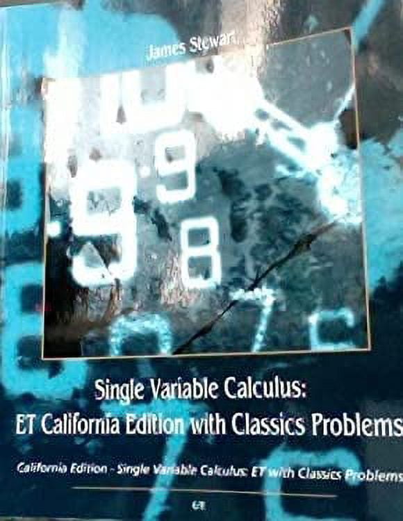 Pre-Owned Single Variable Calculus: Early Transcendentals California ...