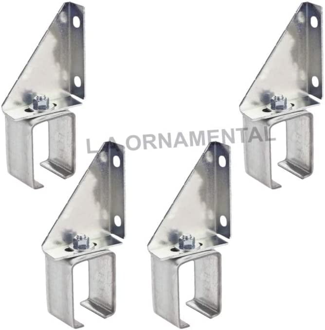 Single Wall Box Rail Bracket Sliding Barn Door Track Galvanized Steel ...