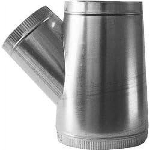 Single Wall Galvanized 10" x 8" x 8" Wye Tee - Walmart.com
