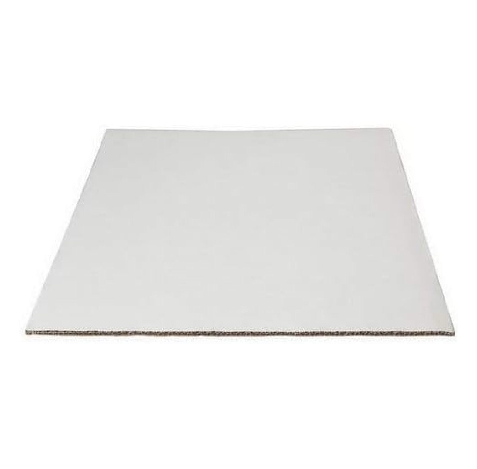 Single Wall Half Sized Sheet Cake Board Coated White, 19" Length x 14 ...