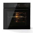 Single Wall Oven 24 Inch Electric, 2.5 Cu Ft Built-In Oven, 8 Cooking ...