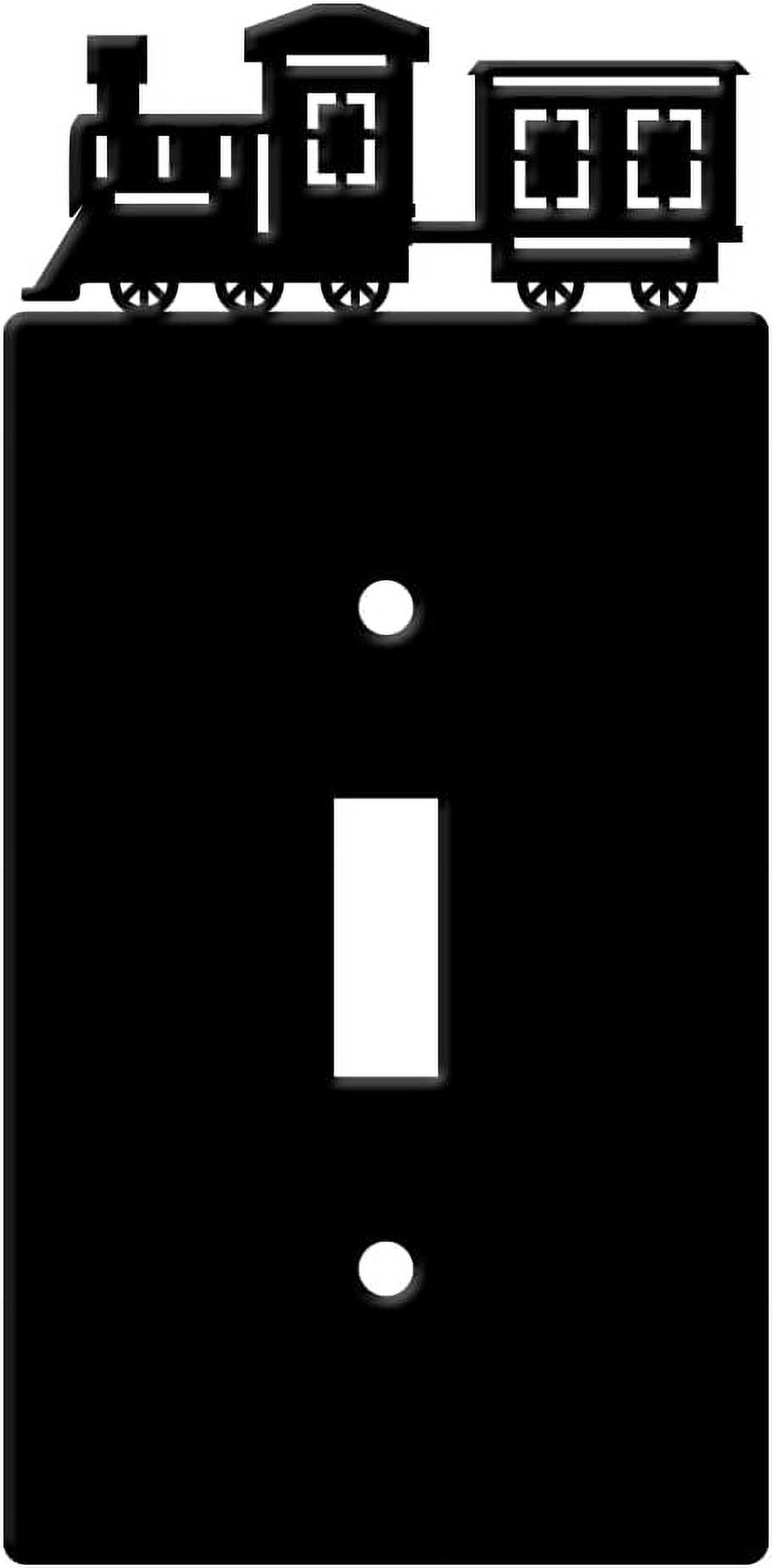 Single Wall Plate Cover 1 Gang Single Toggle Light Switch Wall Plate ...