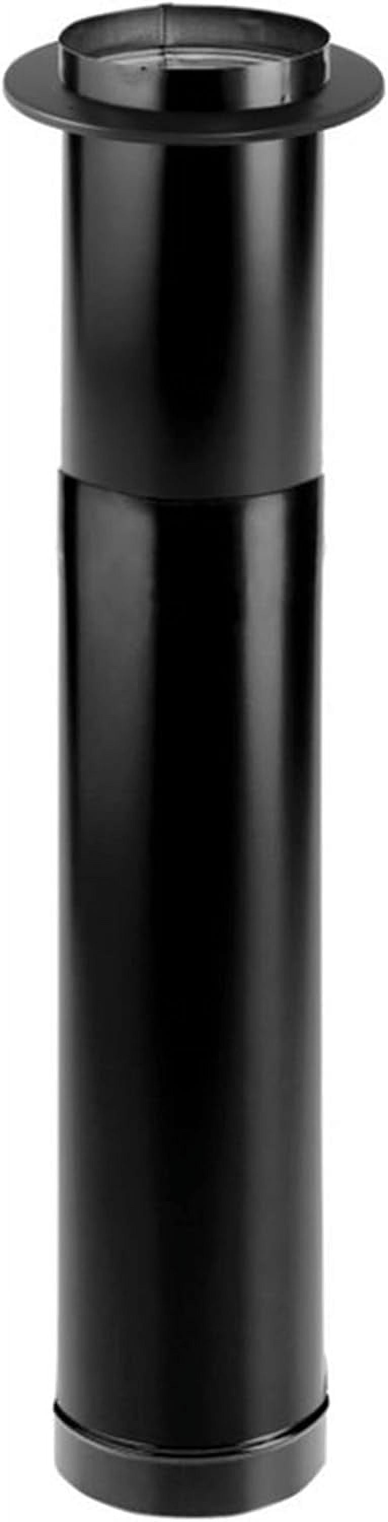 Single Wall elescoping Black Finishing Sove Pipe o Ven Smoke and Exhaus ...
