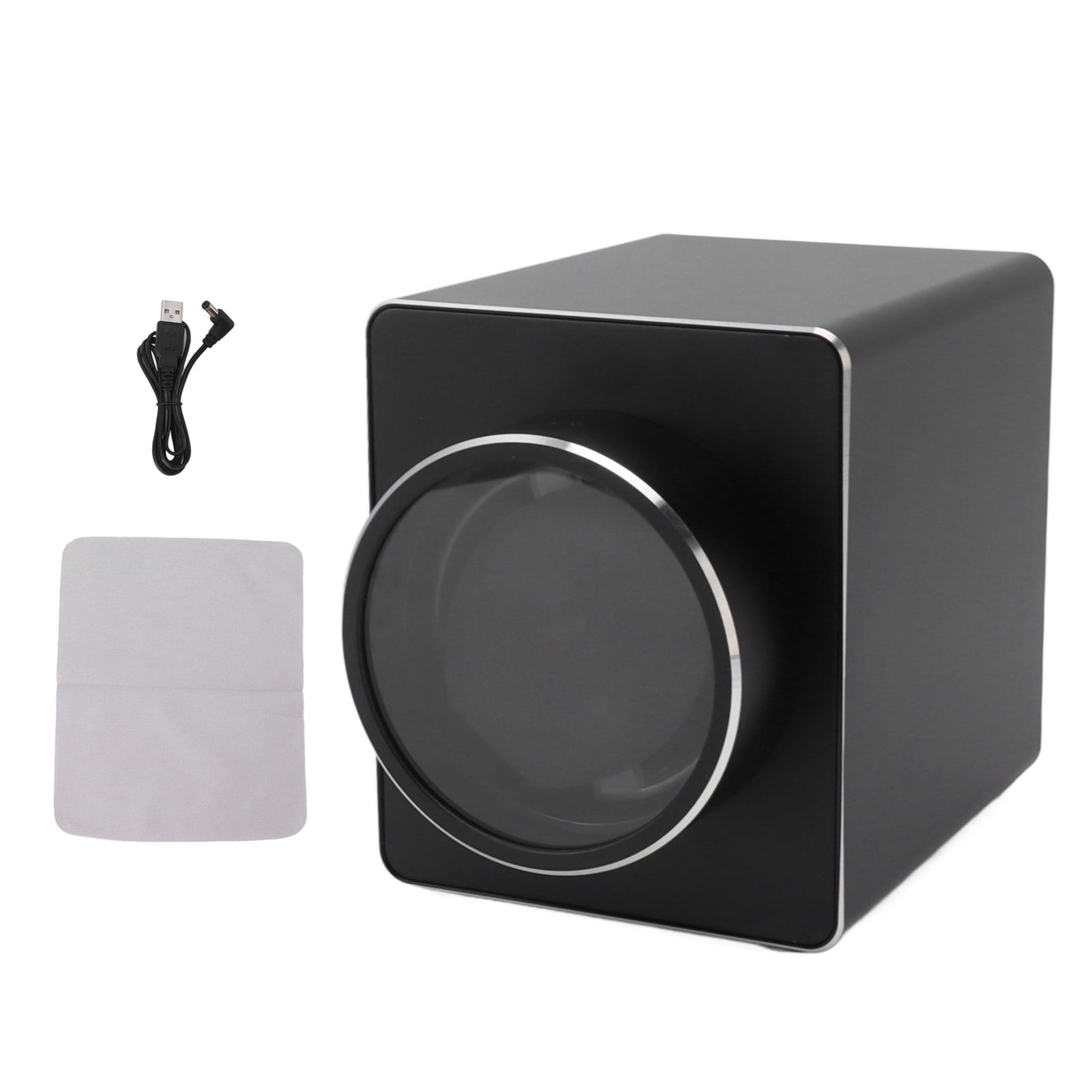 Single Watch Winder Super Quiet 5 Rotation Mode Space Aluminum LED ...