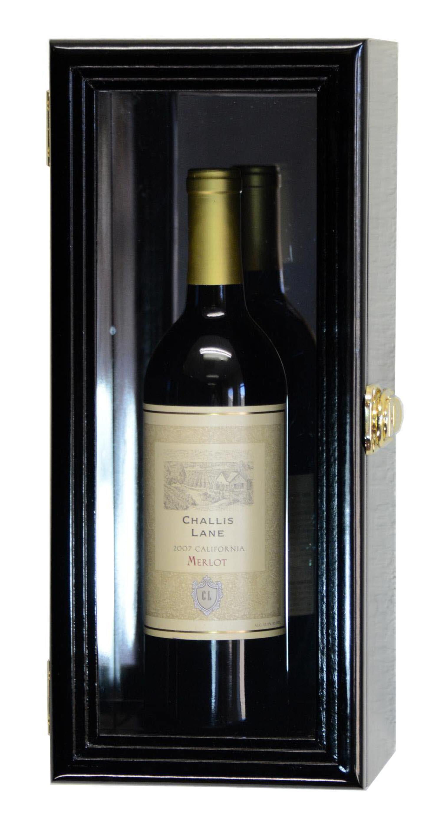 Single Wine / Champagne Bottle Display Case Cabinet - Walmart.com