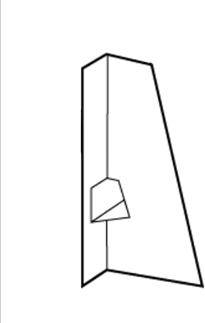 Single-Wing Easel, 9" Tall x 1-1/4 Wide, White Text Board: 36 pt - PK ...