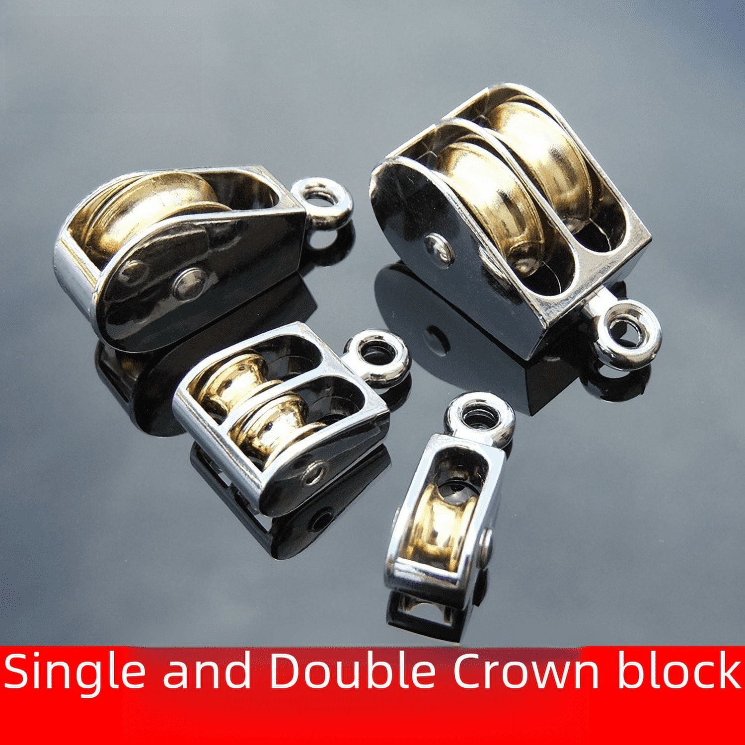 Single and Double Crown block exquisite metal crown block miniature ...