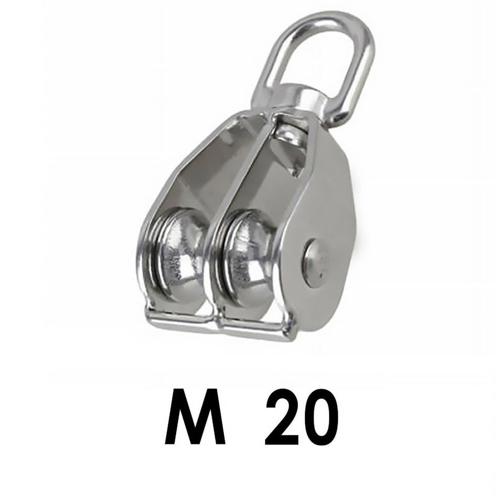 Single and Double Pulley Rope Pulley Lifting Wheel Rotating Block M15 M20 M25 M32 M50 Stainless ...