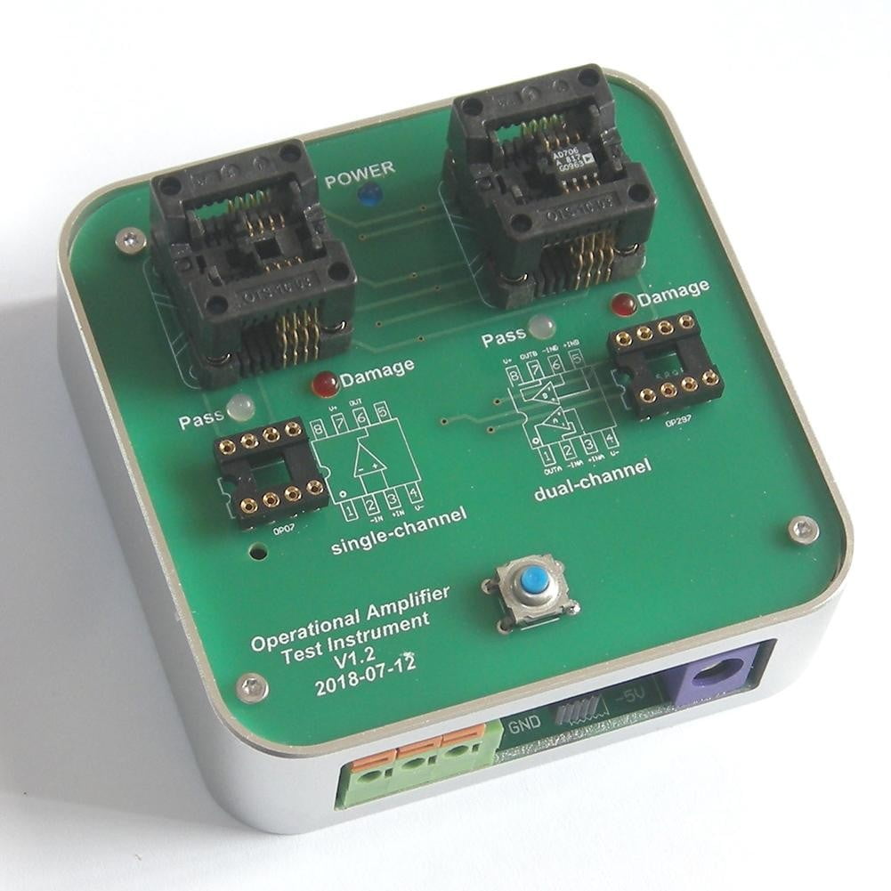 Single and double op amp tester batch test tool green OP AMP tester ...