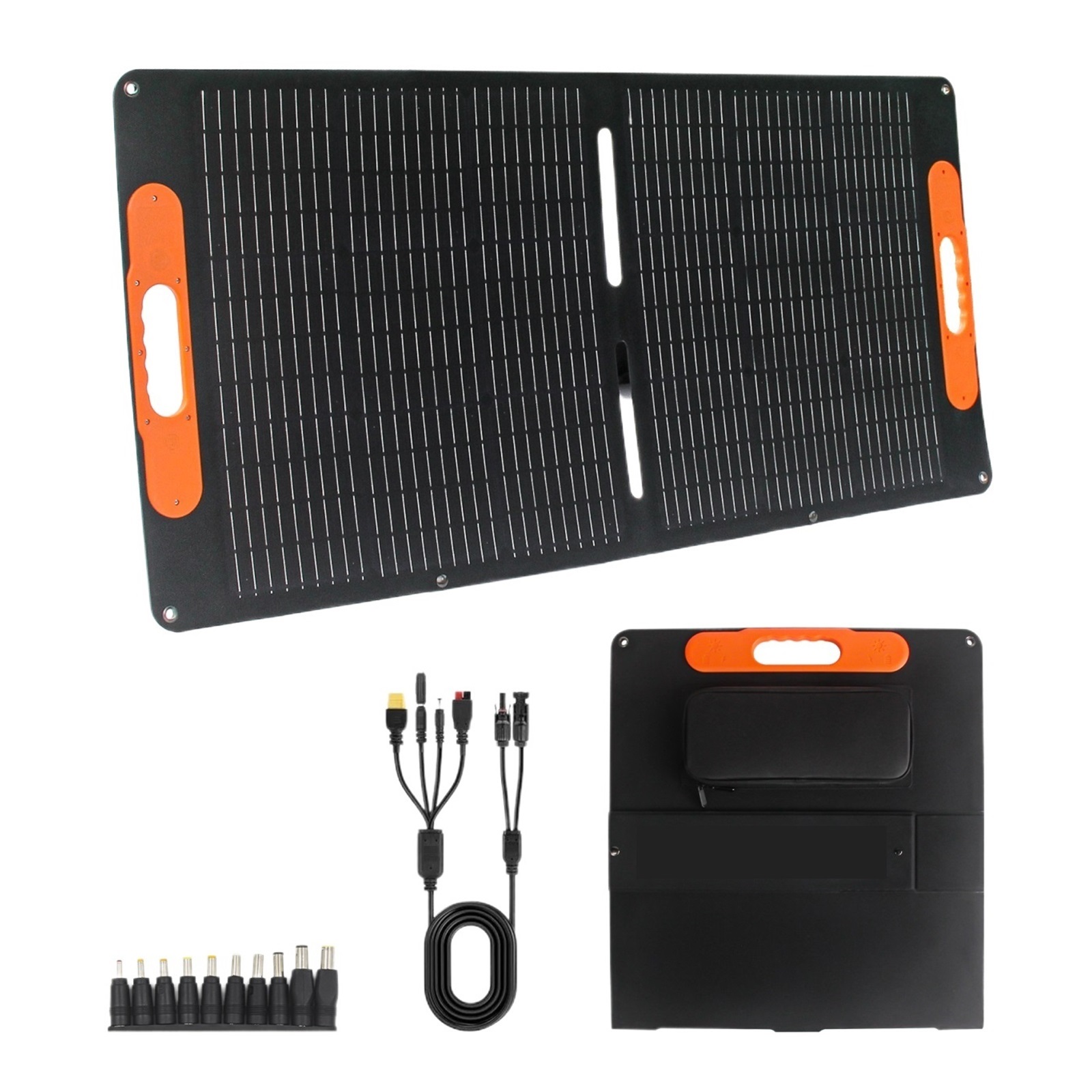 Single crystal solar panels 100W Portable Folding Solar Panel For RV ...