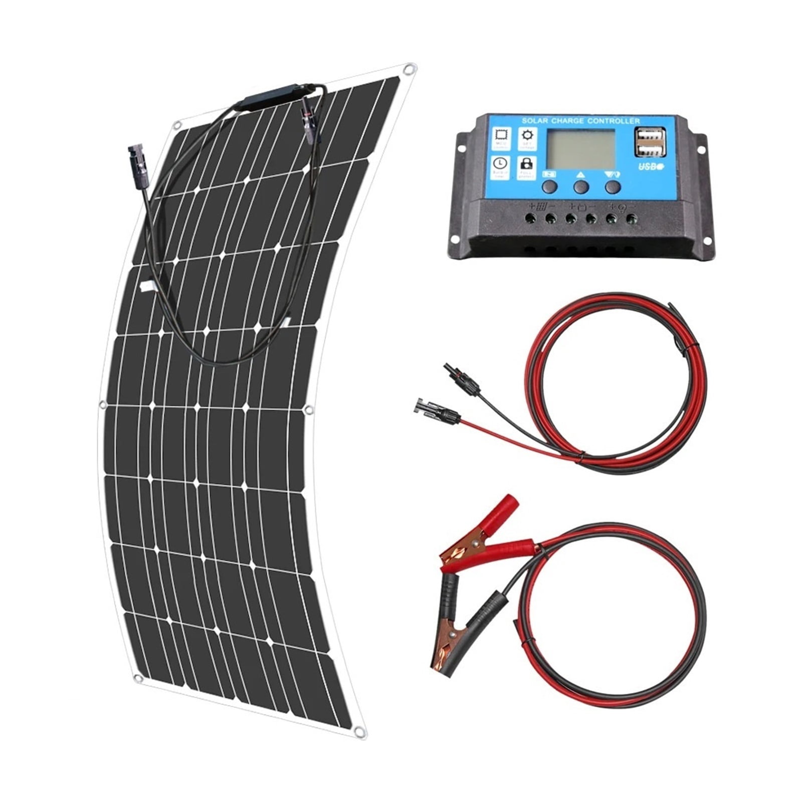 Single crystal solar panels 12V Flexible Solar 600W 100W 200W 300W 400W ...