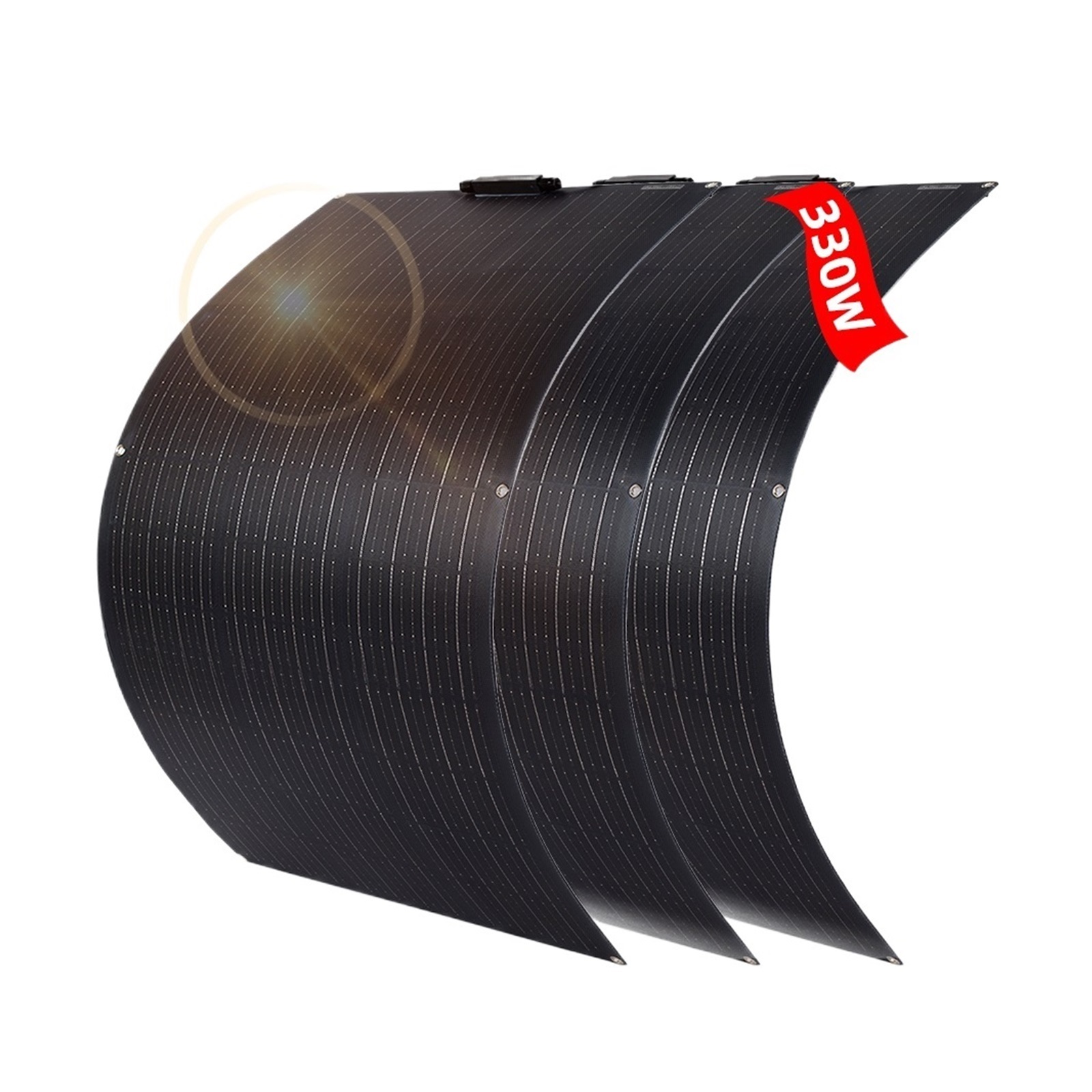 Single crystal solar panels Flexible Solar 330W 440W 220w 110W Single ...