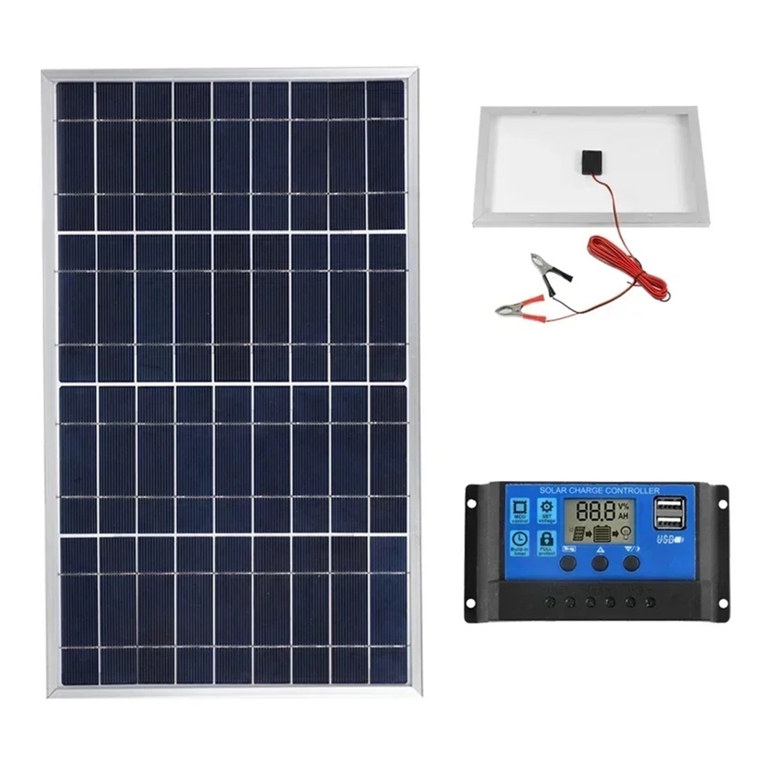 Single crystal solar panels Portable Solar 300W Polycrystalline Panel ...