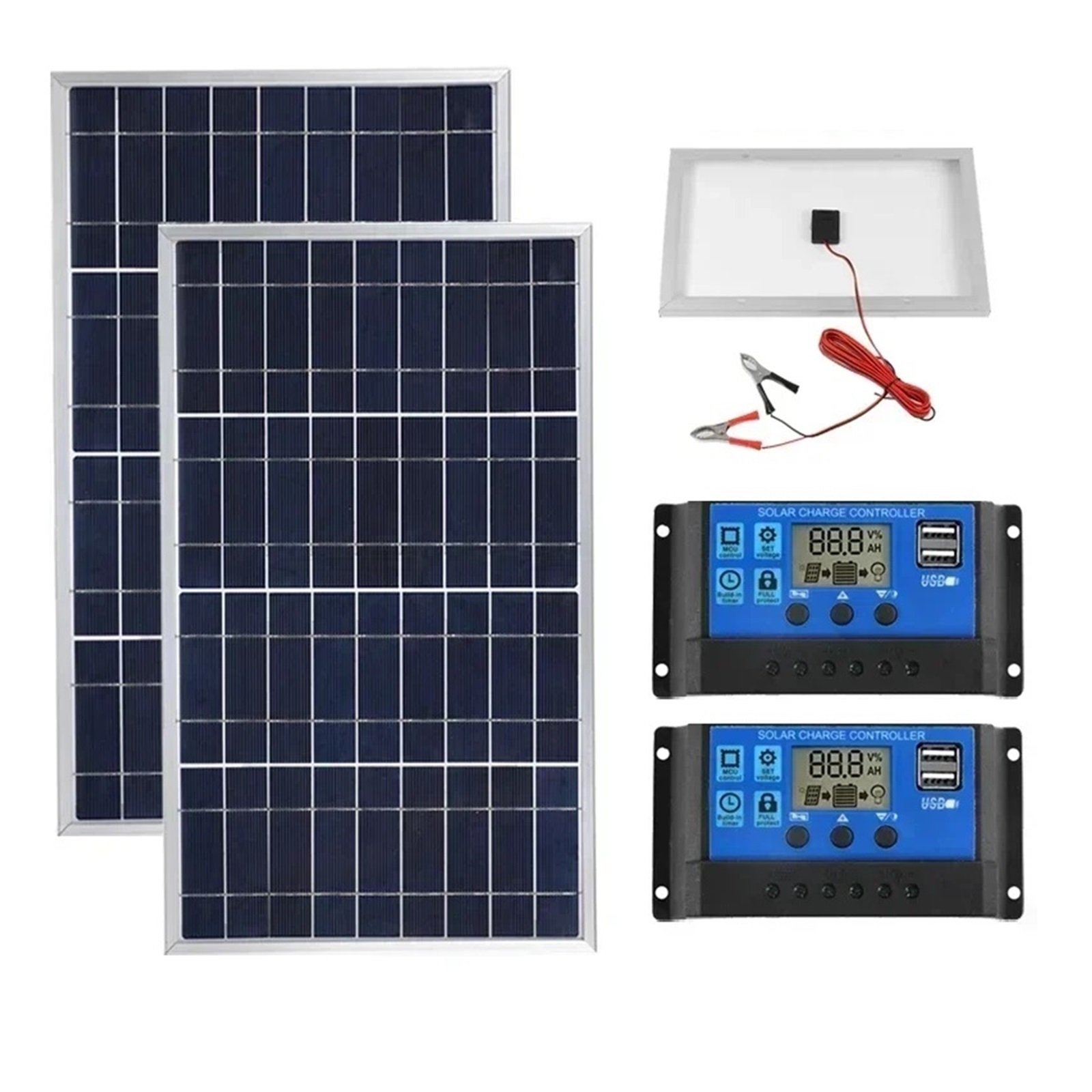Single crystal solar panels Portable Solar 300W Polycrystalline Panel ...