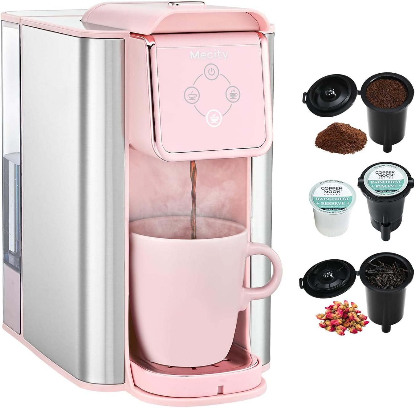 Single-cup Coffee Maker with A Removable 50-ounce Water Tank, Suitable ...