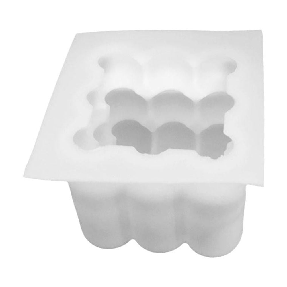 Single hole large (square edge) Rubik's cube silicone mold (A ...