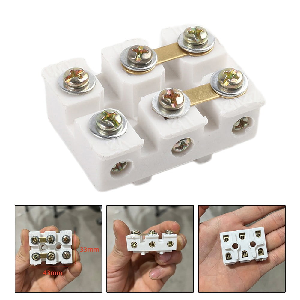 Single-phase Wiring Terminal Block Connection Box 220V Motor Capacitor ...