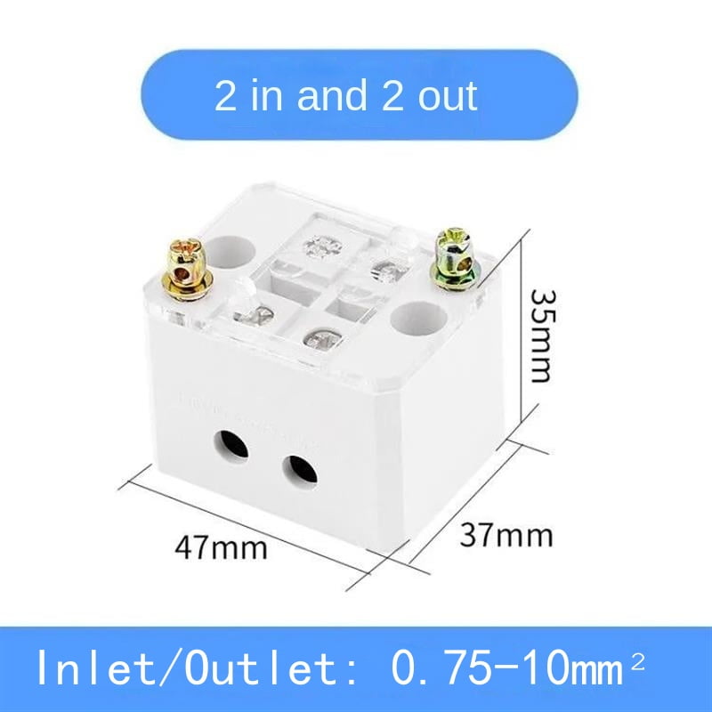 Single-phase junction box 2 into 4/6/8/12/660V Outlet terminal box ...
