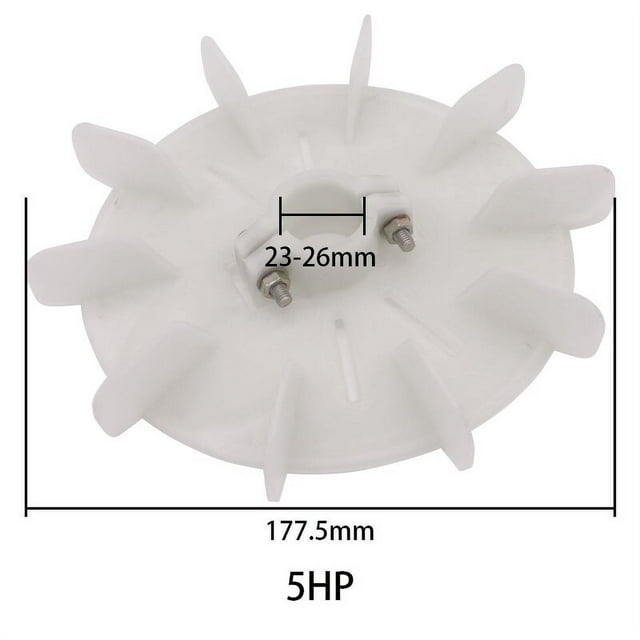 Single-phase motor plastic fan blade Air pump fan 1HP 5HP motor plastic ...